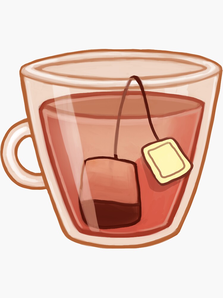 Sticker « Tasse de thé », par MidaDesigns | Redbubble