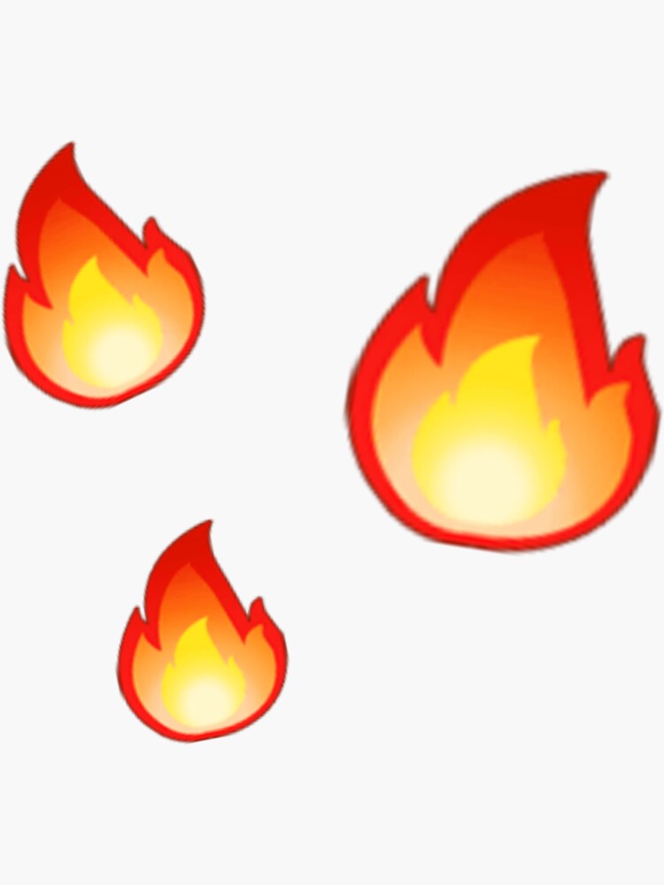 "Fire Emoji Sticker Pack" Sticker by kelsey0722 | Redbubble