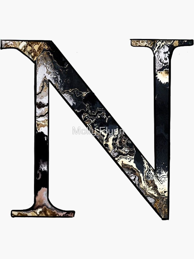 "Nu- Greek Letter" Sticker for Sale by mollyflynn13 | Redbubble