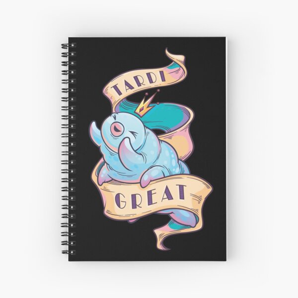 "Tardigrade Pun Tardi Great Black" Journal for Sale by supermara ...