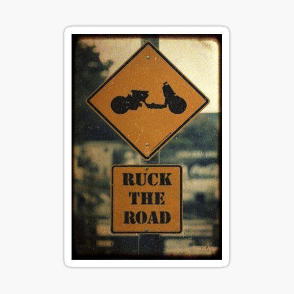 "Ruck the Road" Sticker for Sale by Jboricua690 | Redbubble