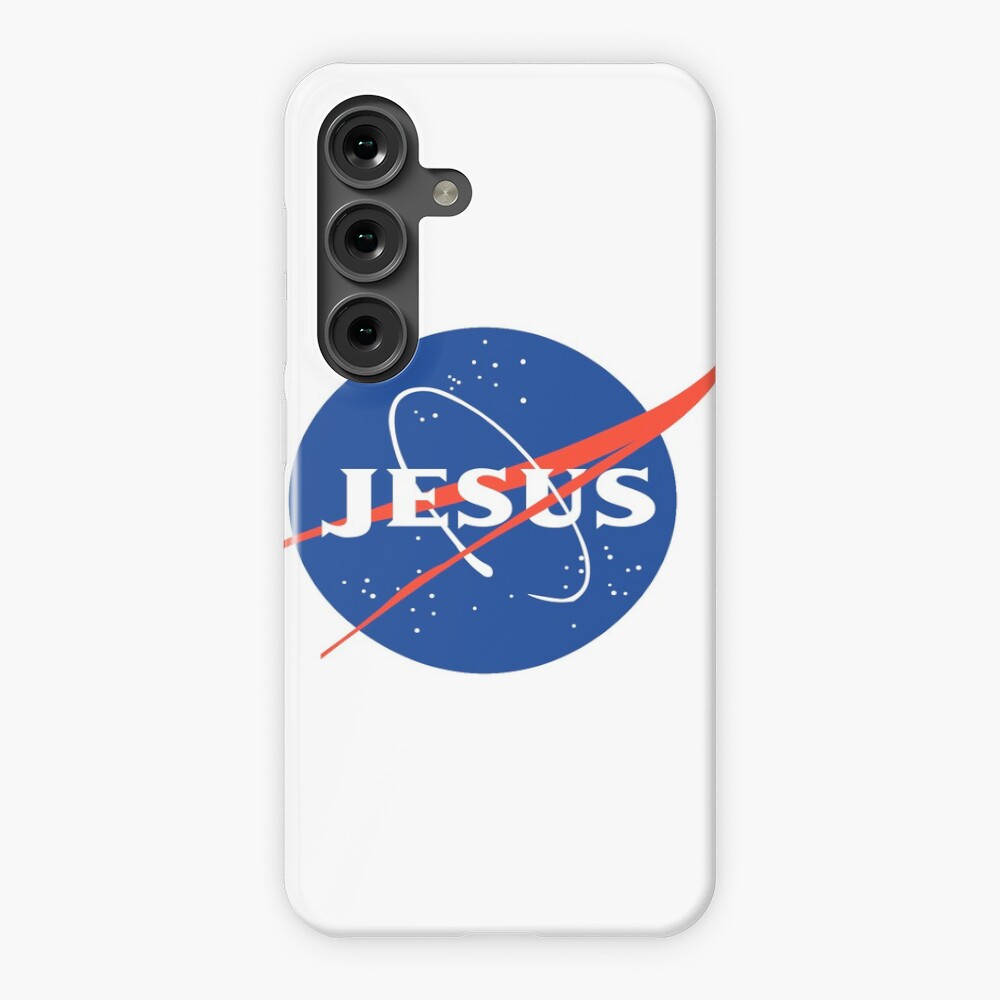 "Jesus NASA (meatball) Logo" Sticker for Sale by lhelbling | Redbubble