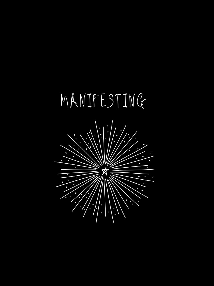 "Manifesting " Sticker for Sale by tanitakadi | Redbubble