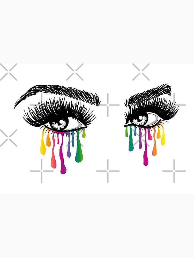 Rainbow Crying Eyes