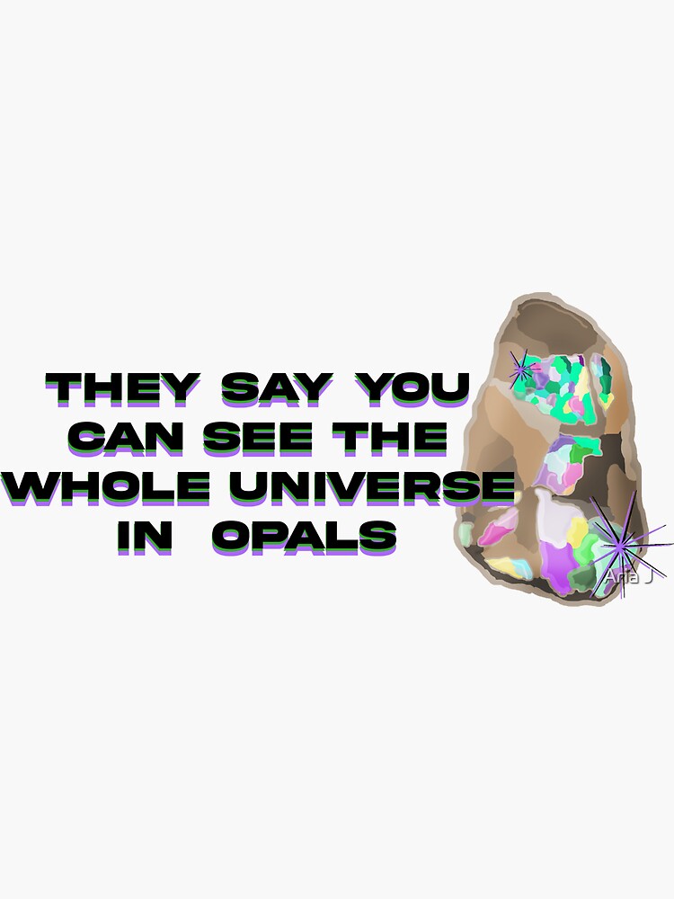 "Opals" Sticker by ariajazzpegg | Redbubble