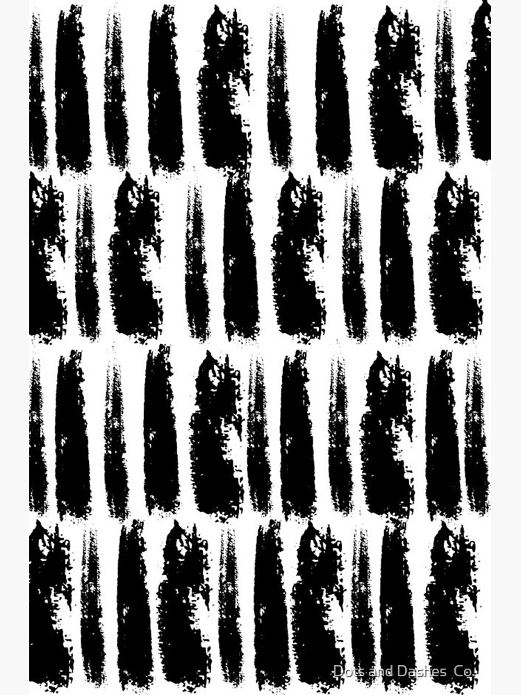 "Black & White Vertical Dashes" Poster for Sale by DotsandDashesCo ...
