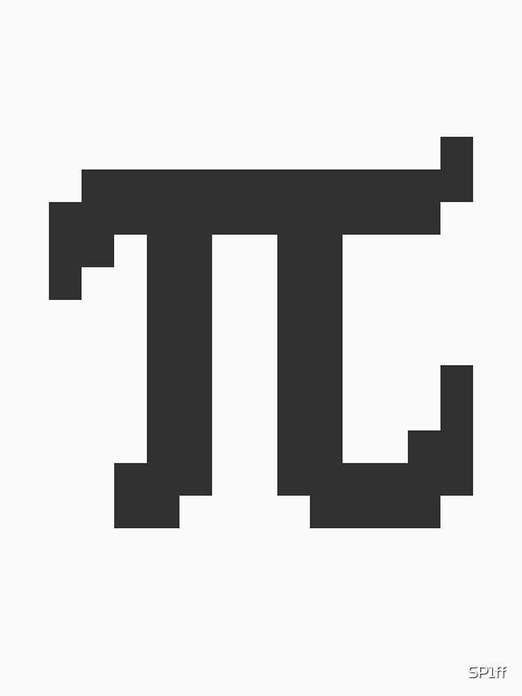"Pixel art pi symbol" T-shirt for Sale by SP1ff | Redbubble | pixel t ...