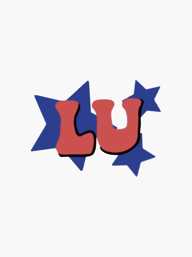"LU Star" Sticker for Sale by nmearnest | Redbubble