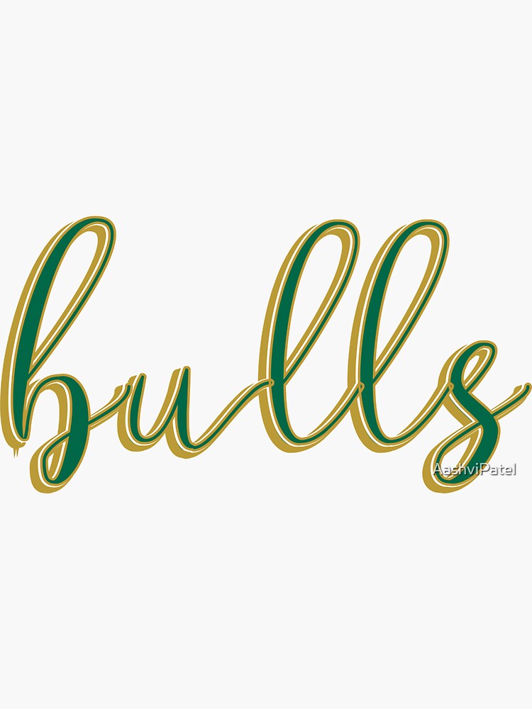"USF Bulls Sticker" Sticker by AashviPatel | Redbubble