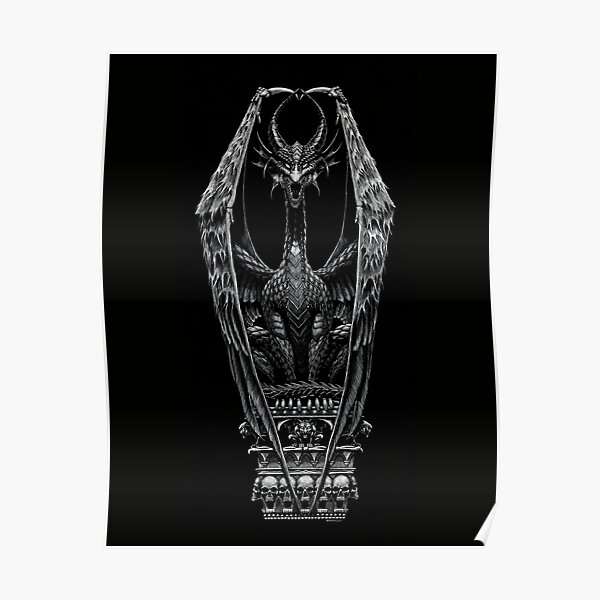 "Dragon Coffin dragon forms the shape of a coffin" Poster for Sale by ...