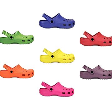 "Crocs Stickers Pack" Sticker for Sale by vivi8 | Redbubble