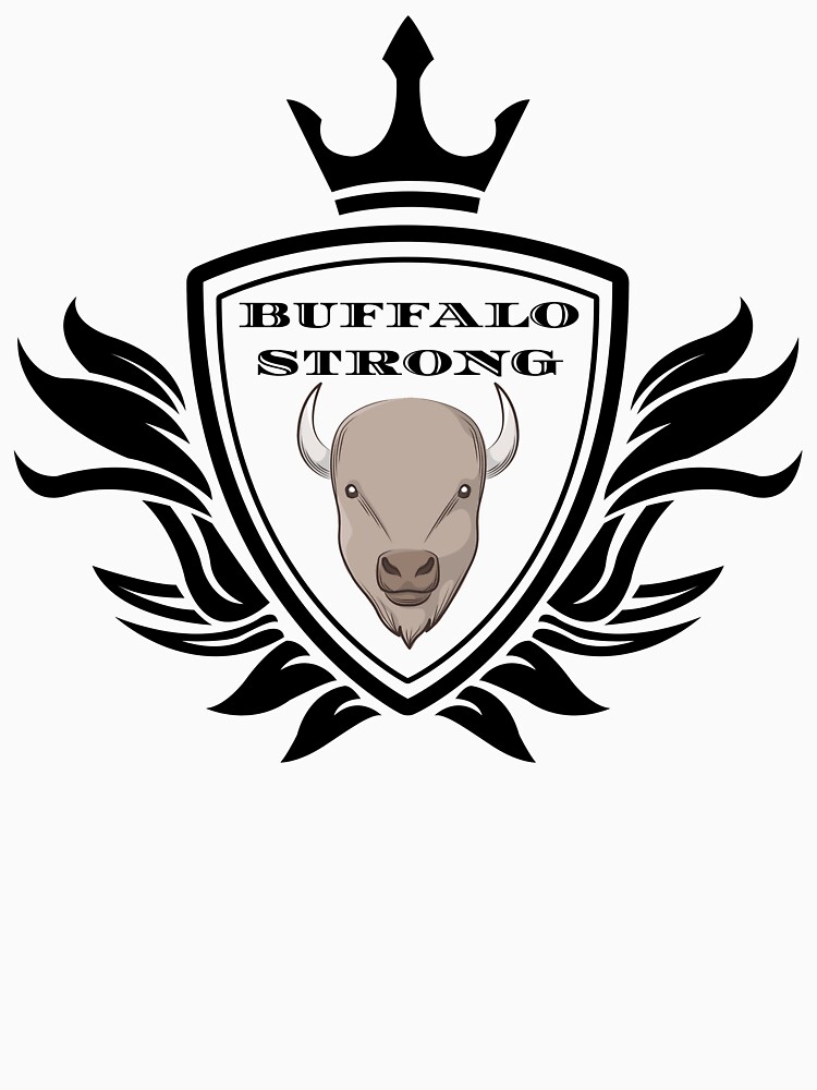 "Buffalo Strong Buffalo NY Buffalo Head" T-shirt by MissBuffalove ...