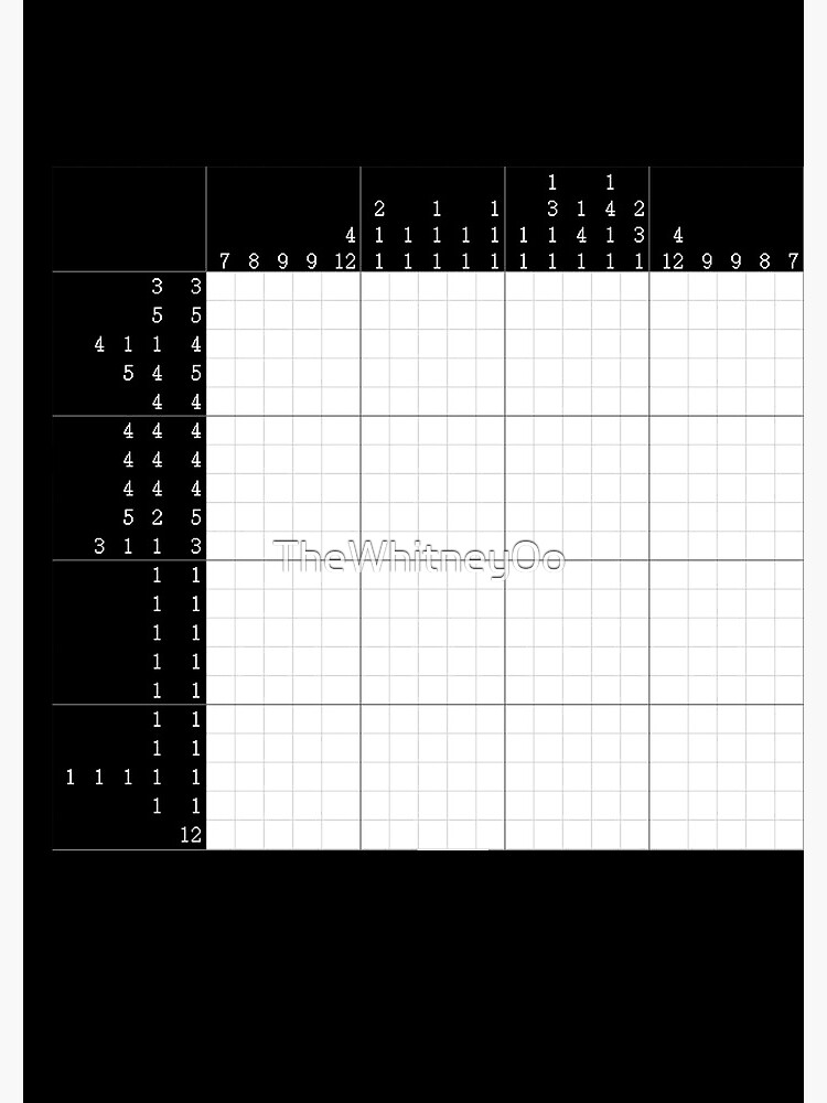 "Nonogram, gridler, hanjie, picross, piccross puzzle" Spiral Notebook ...
