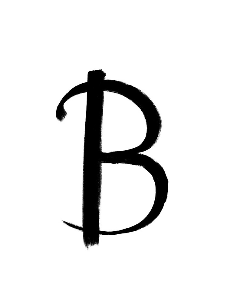 "The Letter B" iPhone Case for Sale by alphabeautiful | Redbubble