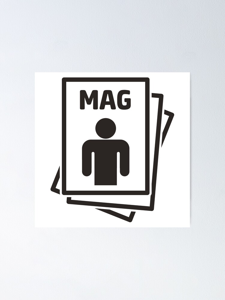 "Icon pictogram, Magazine, catalog or product insert, for point of sale ...