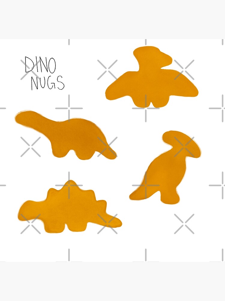"Dino Nugs" Poster for Sale by mirandathrasher | Redbubble
