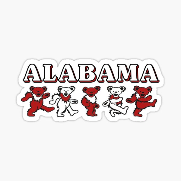 "Bama Bears" Sticker by drewsandler | Redbubble