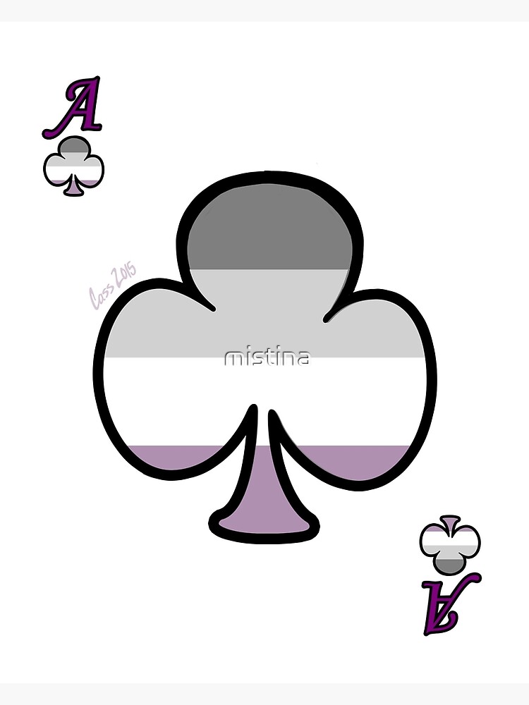"Ace Spectrum Playing Cards: Gray Asexual" Poster for Sale by mistina ...