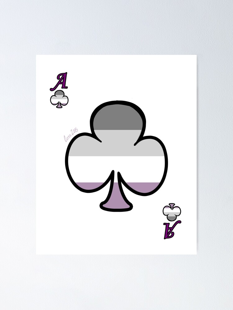 "Ace Spectrum Playing Cards: Gray Asexual" Poster for Sale by mistina ...