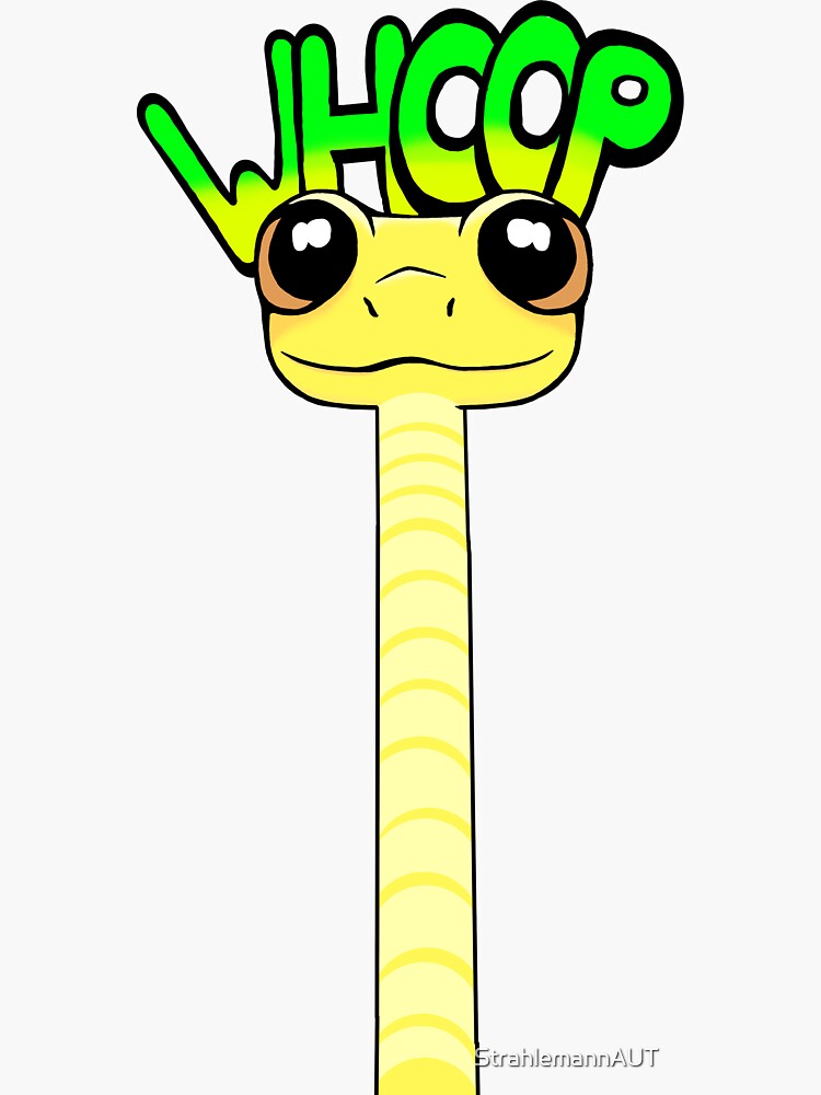 "Whoop" Sticker by StrahlemannAUT | Redbubble