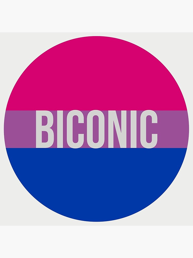 "Biconic - Bisexual Pride Flag" Poster for Sale by gayestshop | Redbubble