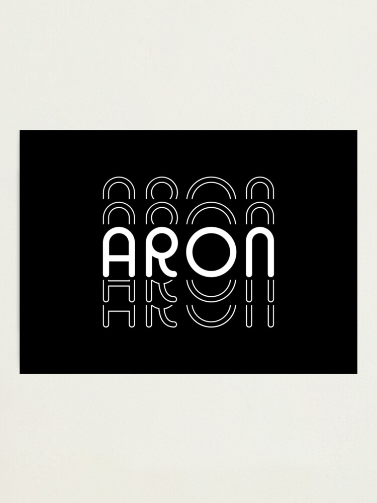 Lámina fotográfica « niños y niños llamados Aron. El regalo perfecto ...