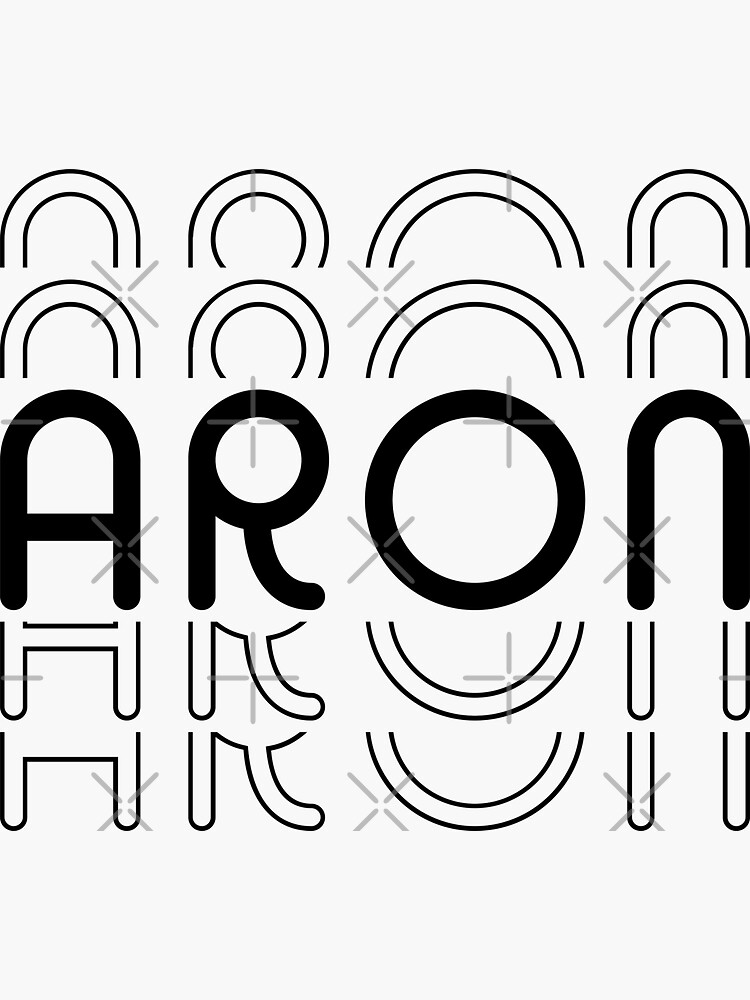 Pegatina « niños y niños llamados Aron. El regalo perfecto para las ...