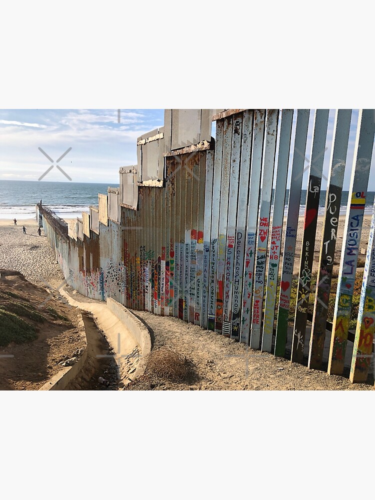 "San Diego/Tijuana border" Art Print for Sale by ColibriDesigns | Redbubble