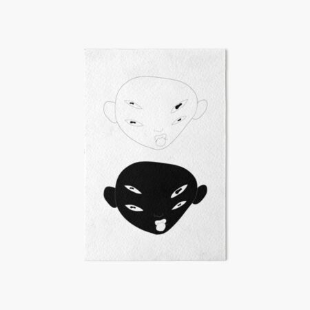 "Yin Yang Aliens" Art Board Print for Sale by whateverx2 | Redbubble