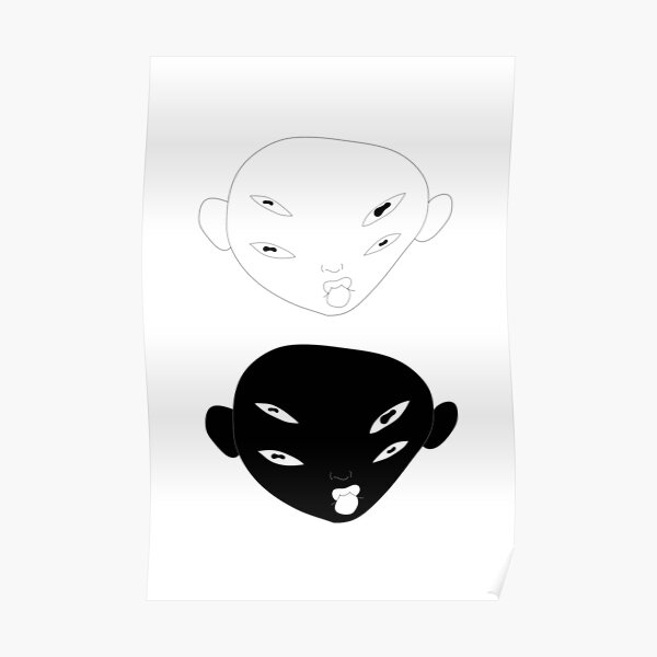 "Yin Yang Aliens" Poster for Sale by whateverx2 | Redbubble