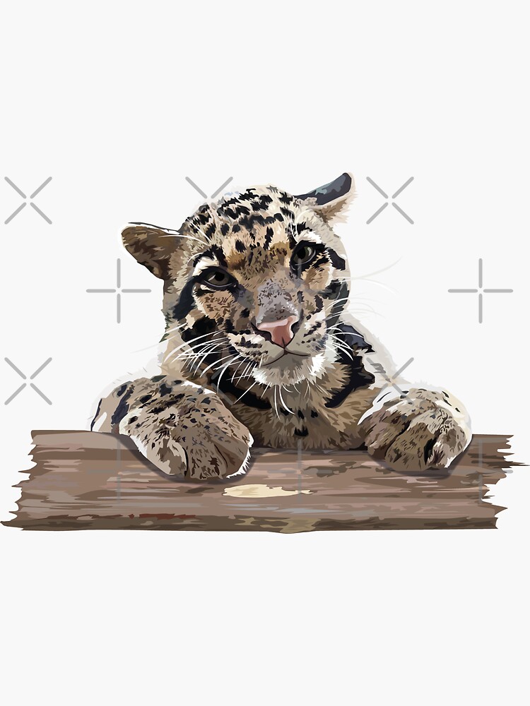 "Hazy tiger" Sticker by obscurite | Redbubble