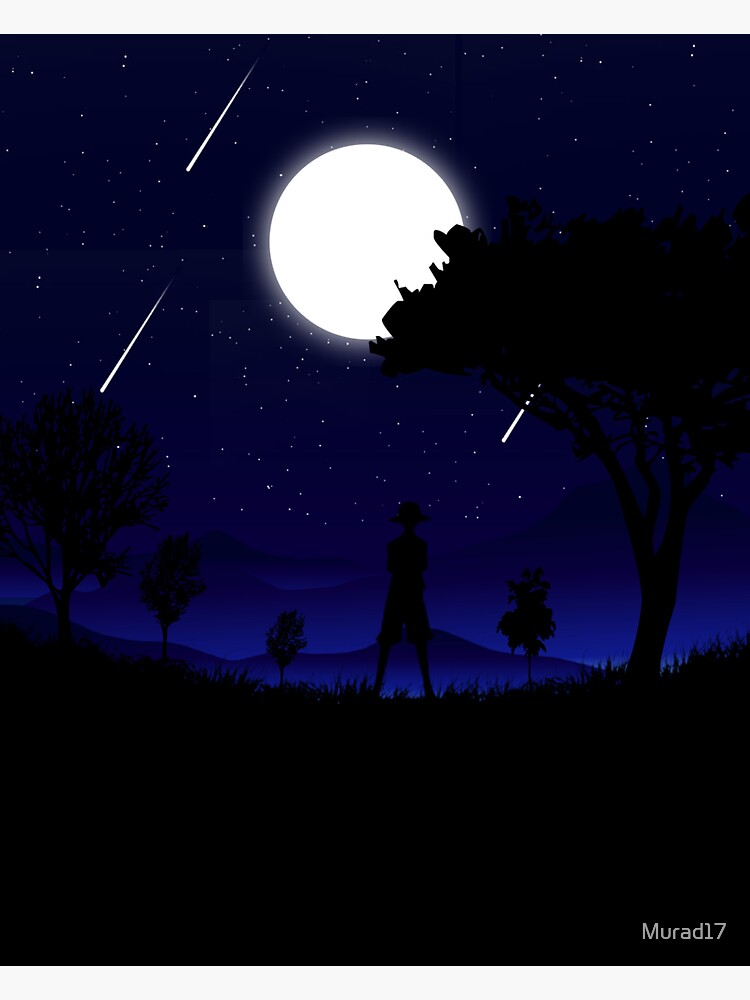 "Night luffy" Sticker by Murad17 | Redbubble