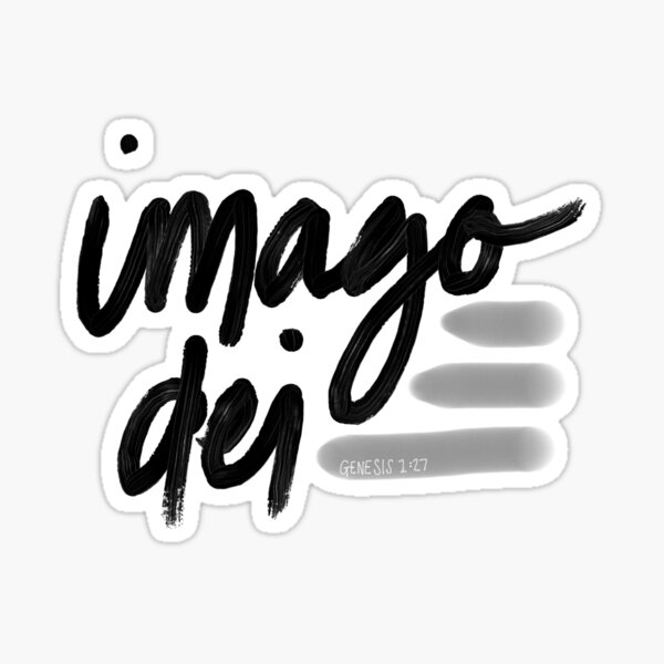 "Imago Dei" Sticker for Sale by heyvictyhey | Redbubble