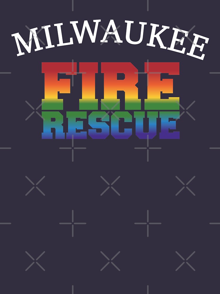 "Milwaukee Fire rescue" T-shirt for Sale by ahmedden | Redbubble ...