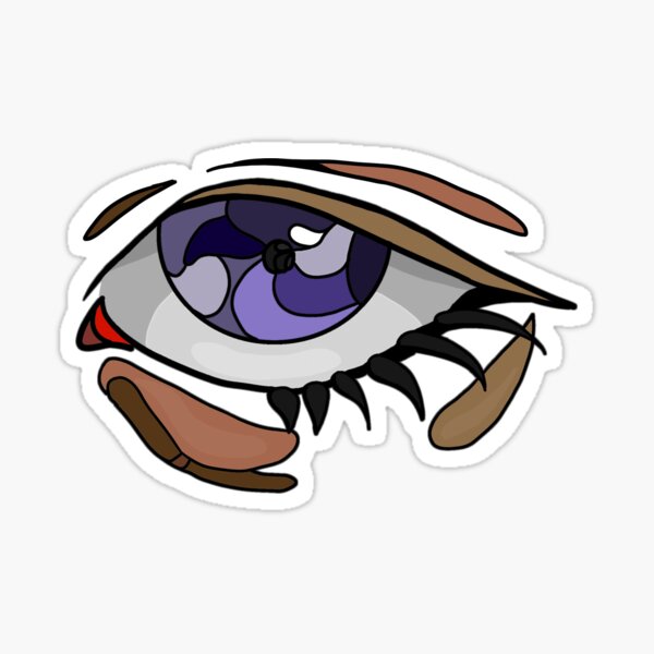 "Mosaic Tiled Eye" Sticker for Sale by WispeWalker | Redbubble