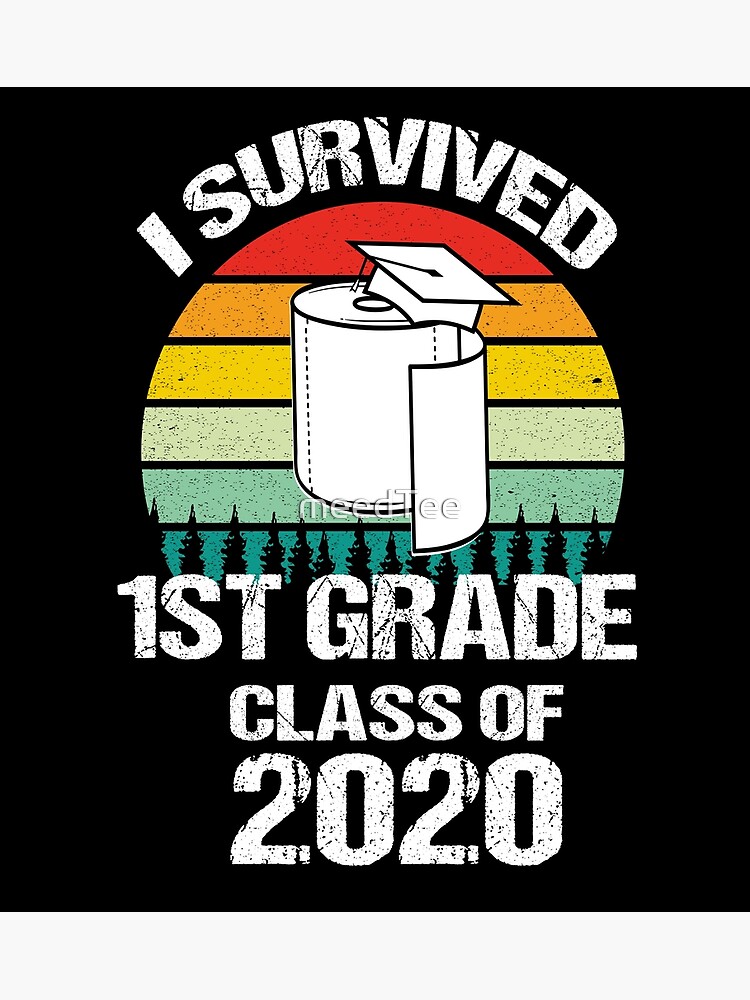 "I Survived 1st Grade 2020 | 1st Grade Graduation | Graduation 2020 ...