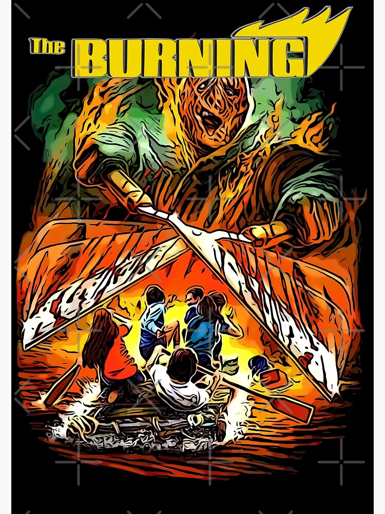 "The Burning Horror Movie" Poster for Sale by The Fit | Redbubble