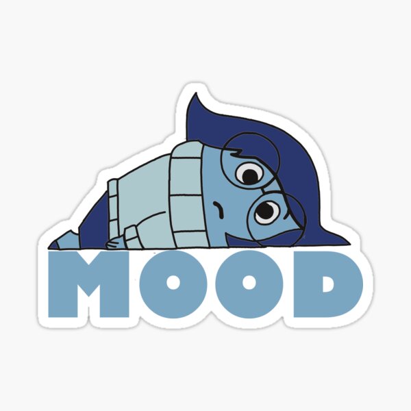 "Sadness" Sticker by azalea-alley | Redbubble