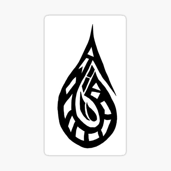 "Teardrop" Sticker for Sale by CabcoonCreation | Redbubble