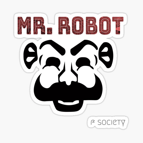"Mr. robot: We’re all living in each other’s paranoia." Sticker by ...