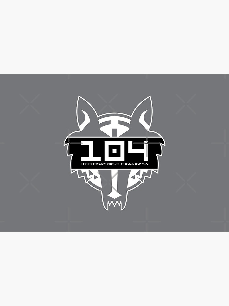 "104th Wolf Pack Battalion Logo" Mask for Sale by DS-181-3 | Redbubble