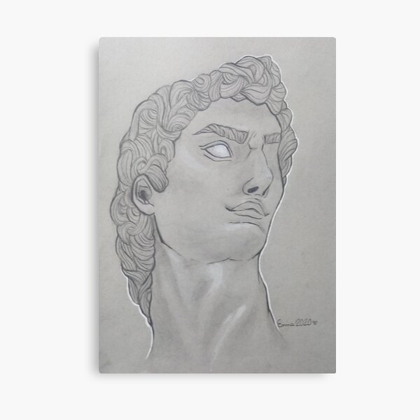 "Statue Of David Drawing" Canvas Print by EmmaLouize234 | Redbubble
