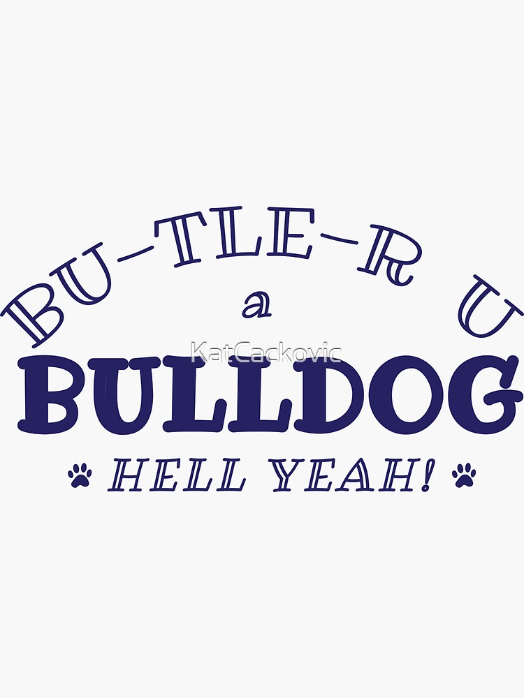 "Butler University Cheer" Sticker for Sale by KatCackovic | Redbubble