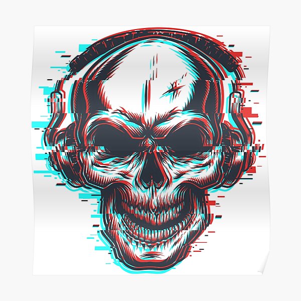 "Deadly Music" Poster by Mechasaurus | Redbubble