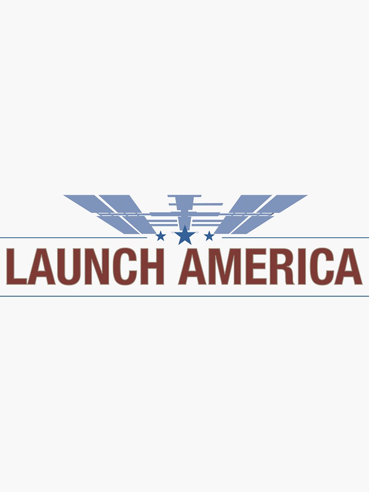 "Launch America" Sticker by tejjyassin | Redbubble