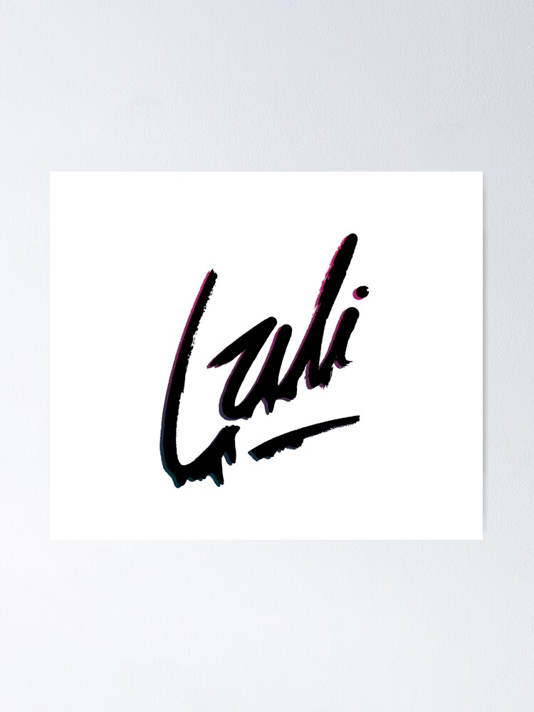 Pósterundefined con la obra «El logo de Lali revisitada» de chynaespos ...