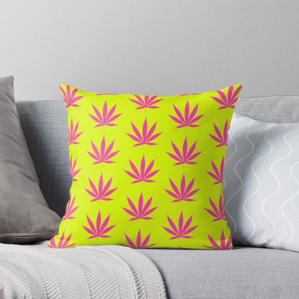 "pink weed" Sticker for Sale by KidDiana | Redbubble