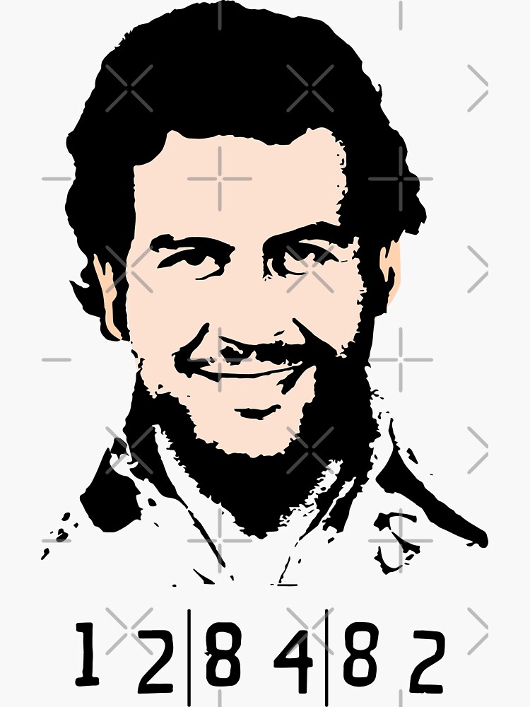 "Pablo Escobar Narcos" Sticker for Sale by karimontreal | Redbubble