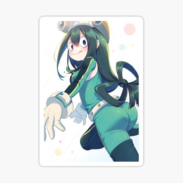 "My Hero Academia - Tsuyu Asui 6" Sticker by lam93 | Redbubble