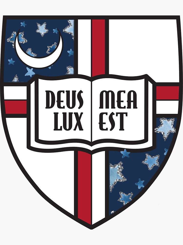 "Catholic University Logo Stars" Sticker for Sale by Brooke-da | Redbubble